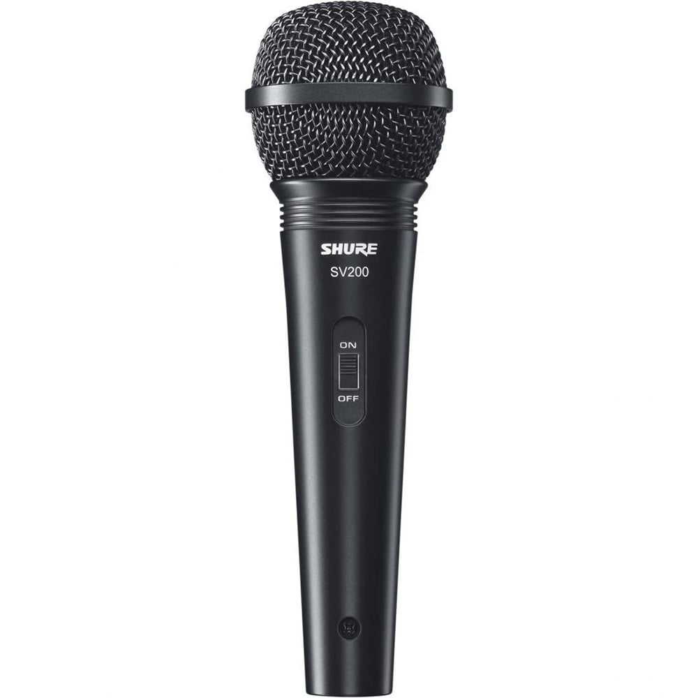 Shure - Micro voix cardioide SSE SV200A - noir - Micro statique - Micro ...