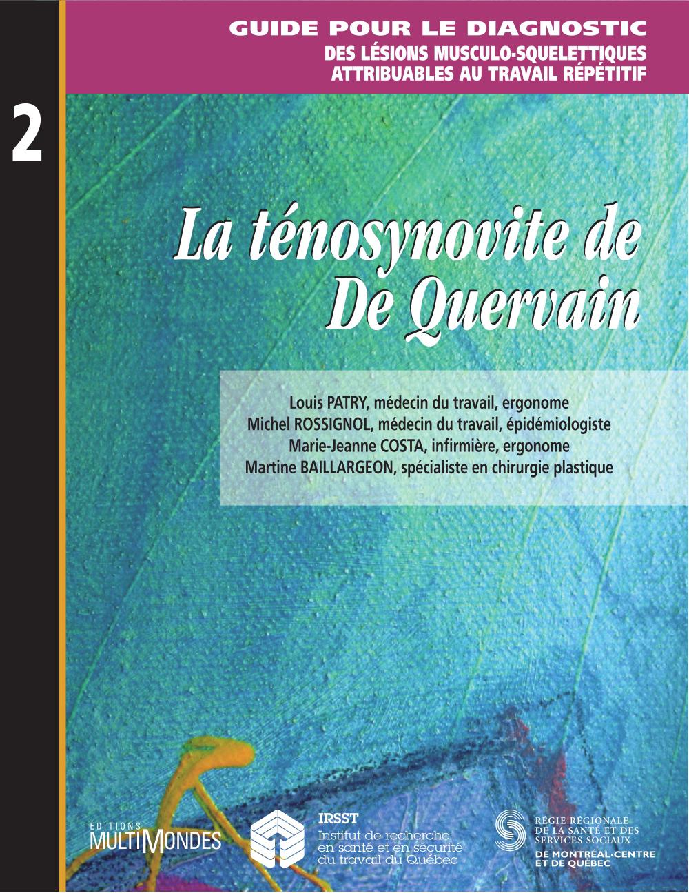 La ténosynovite de De Quervain : Collectif - 9782895442042 - Ebook sur ...