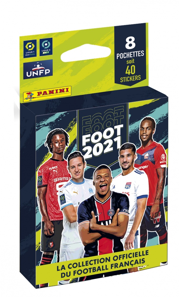 Lot de 8 pochettes Panini - Foot 2020-2021 - Stickers Panini - Jeux de ...