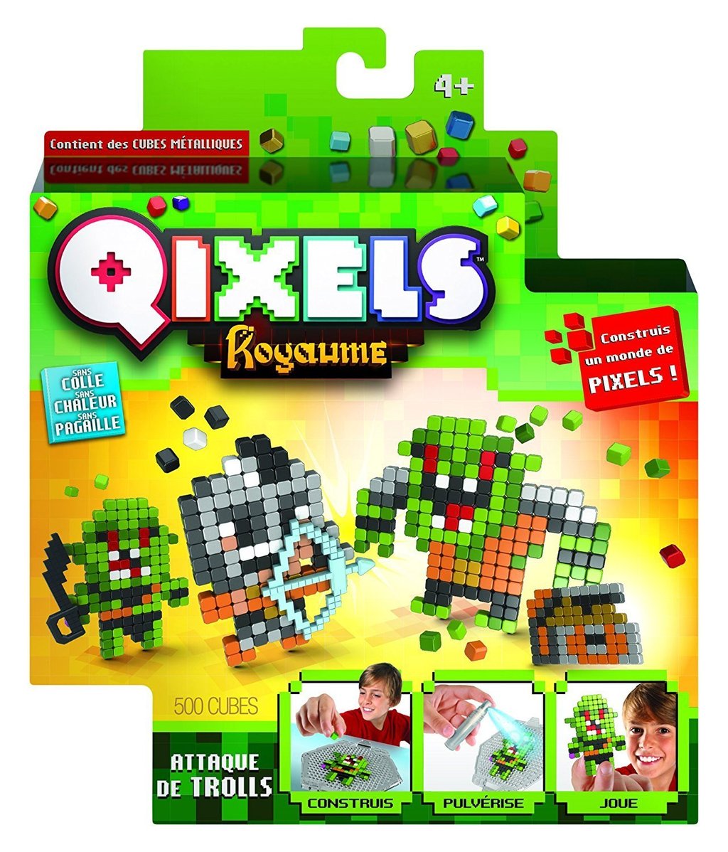 Mini Kit Qixels Royaume Thème Troll Attack | Cultura