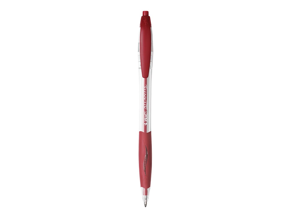 Stylo bille rétractable - Rouge - Atlantis Classic - Pointe moyenne ...