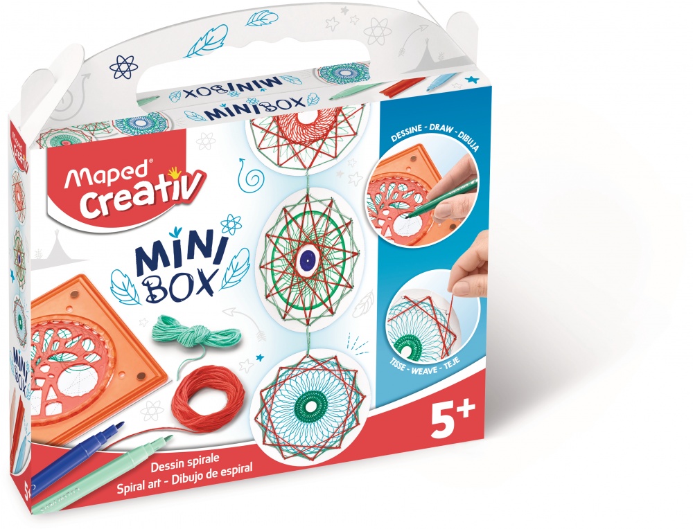 Mini box dessin spirale - Kit Créatif - Coffrets Créatifs pour enfant ...