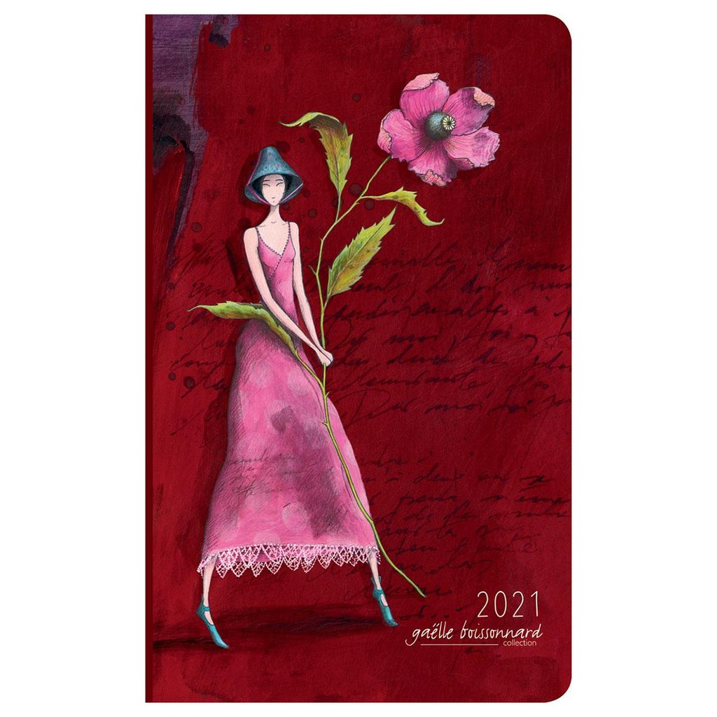 Agenda civil semainier 2021 - 13 x 21 cm - Gaëlle Boissonnard - Femme ...