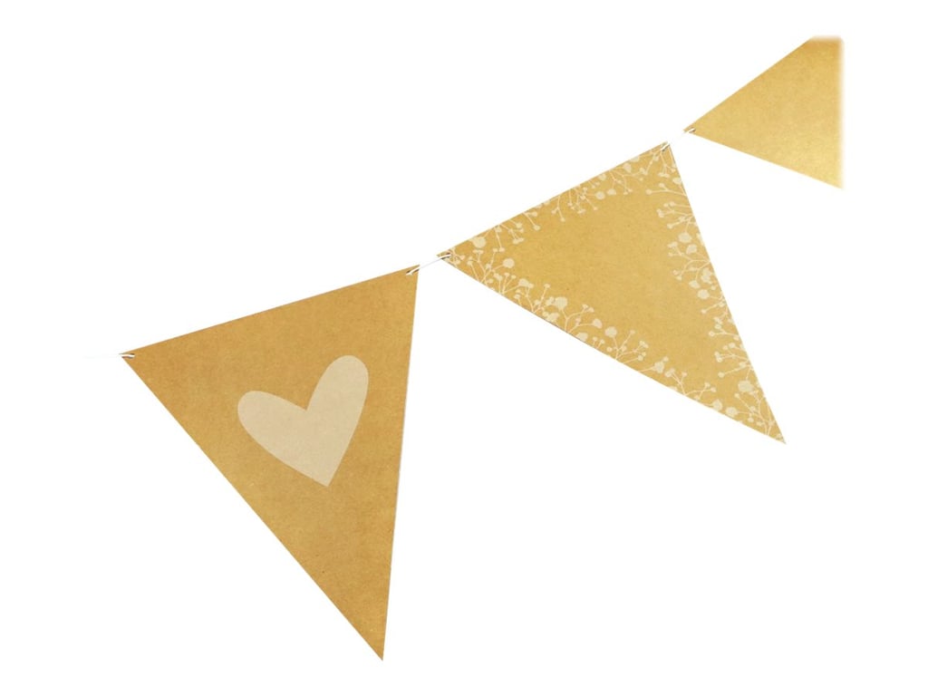 Créalia Spring - Bannière - fanion - beige | Cultura