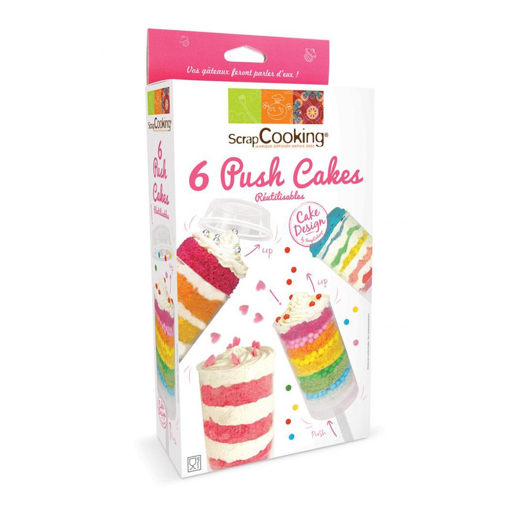 6 push cakes - ronds - Scrapcooking - Kits et Coffrets Pâtisserie | Cultura