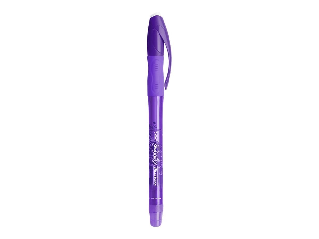 Stylo roller effaçable - Violet - Gel-ocity Illusion - Pointe moyenne ...
