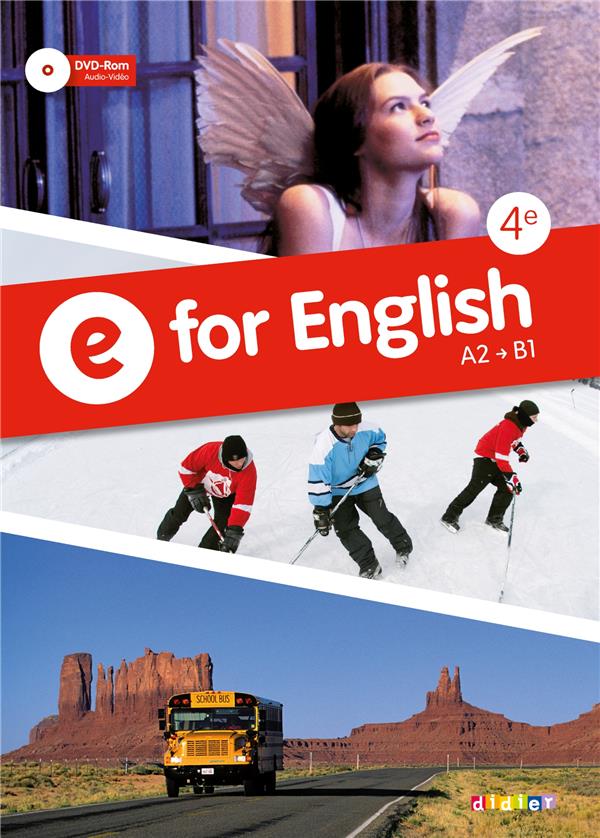 E for english : anglais - 4ème - A2/B1 - manuel - 2278073745 - Manuels ...