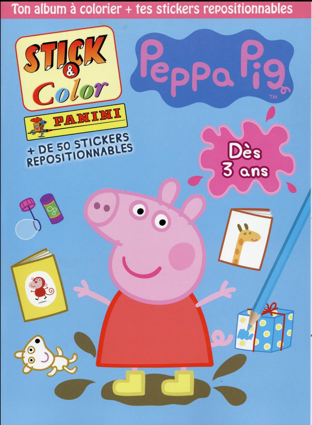 Stick & color - peppa pig : Collectif - Livres jeux et d'activités ...