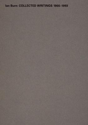 Ian Burn : collected writings 1966-1993 : Collectif - 3753304239 ...