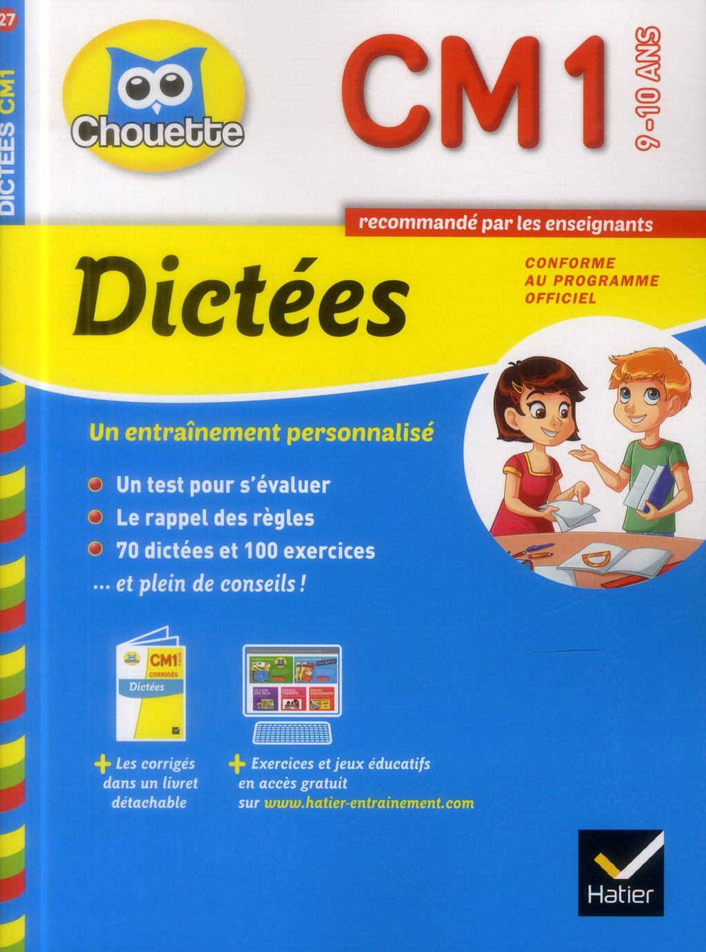 Chouette Entraînement - Dictées - Cm1 : Jules Vallès - 2218970074 