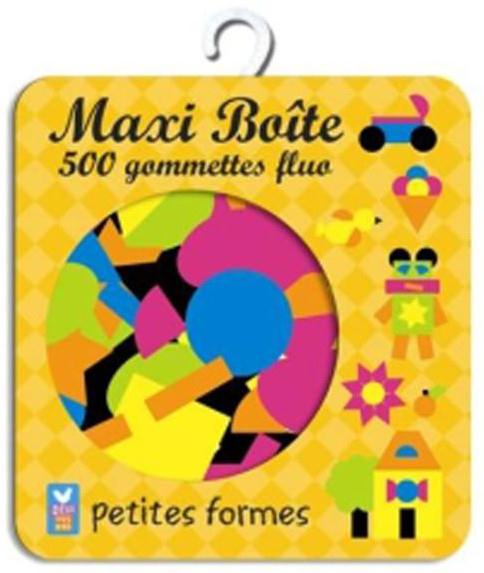 Gommettes - petites formes fluo - maxi-boîte : Collectif - Livres jeux ...