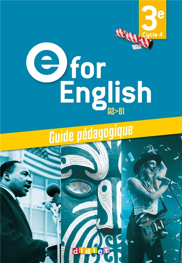 E for english 3e - anglais ed.2017 - guide pedagogique - 227808819X ...