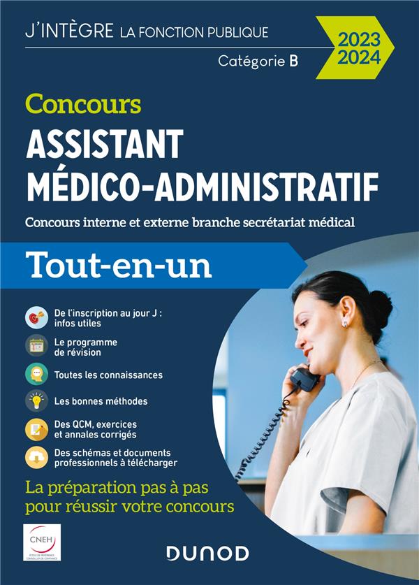 Concours assistant médico-administratif - concours interne et externe branche Secrétariat ...