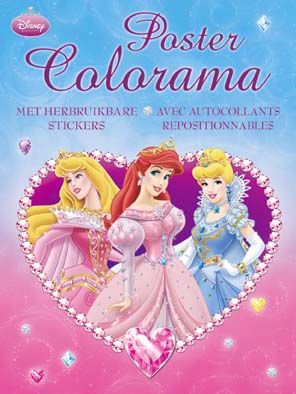 Disney princesses - poster colorama : Collectif - Livres jeux et d ...