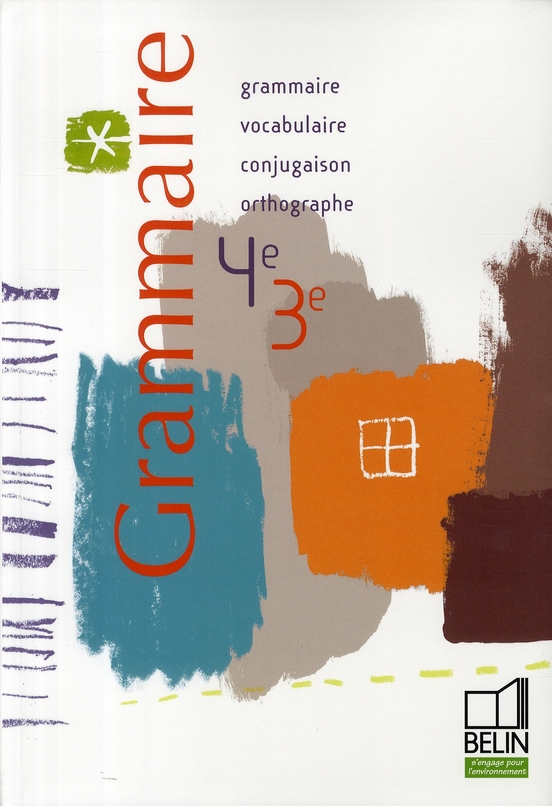 Manuel de grammaire 4e-3e 2008 - cahier élève - 2701147948 - Manuels ...