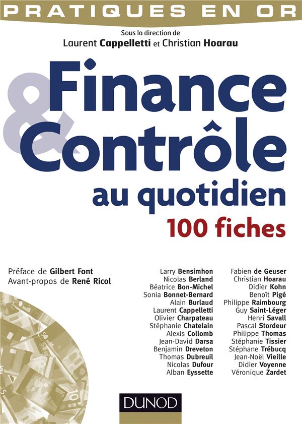 Finance et contrôle au quotidien - 100 fiches : Laurent Cappelletti ...