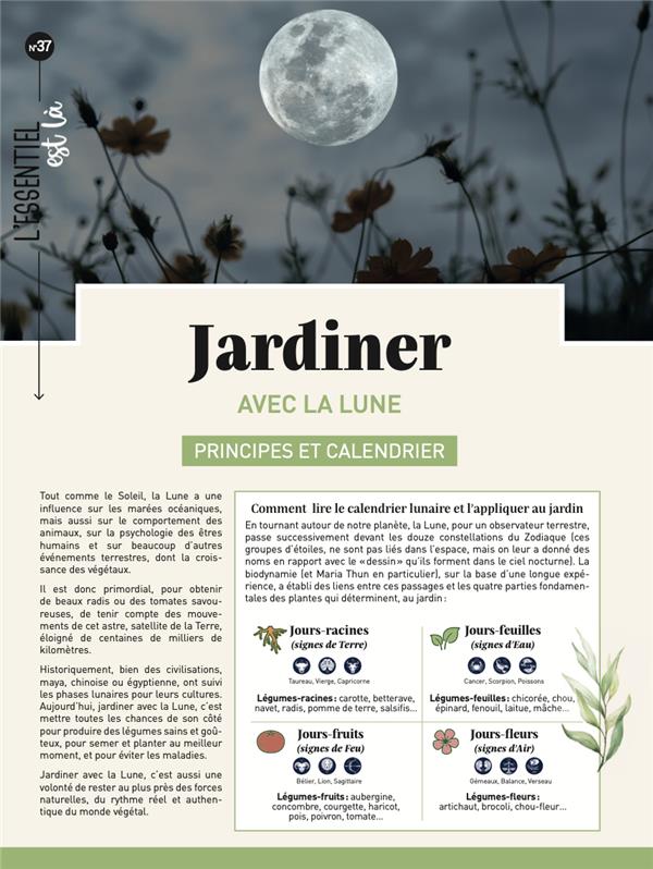 Jardiner avec la lune : Collectif - 2383550264 - Livres Jardin - Nature | Cultura
