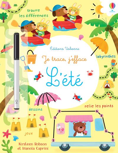 Je trace, j'efface - l'été : Kirsteen Robson,Manola Caprini - Livres ...