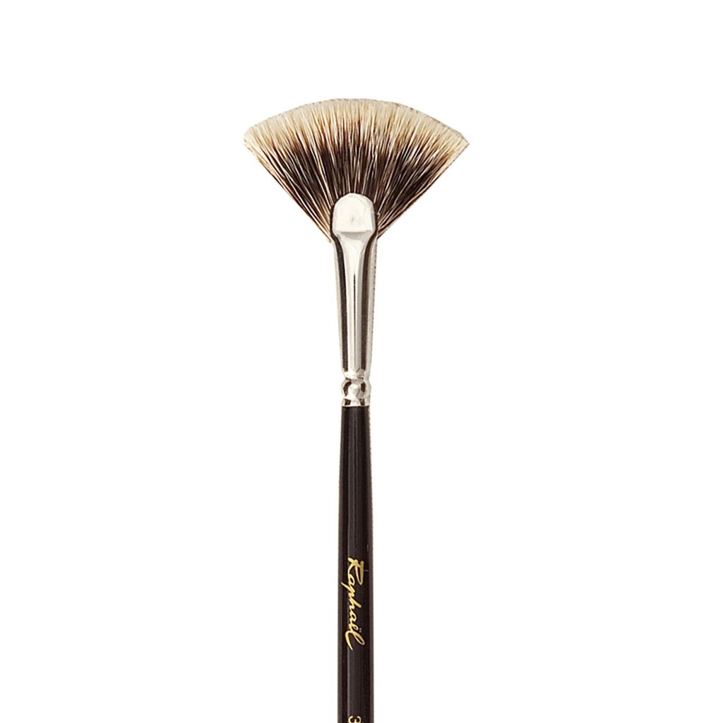 Brosse Kevrin Éventail n°4 - 100% natruel - Raphaël - Pinceaux Huile ...