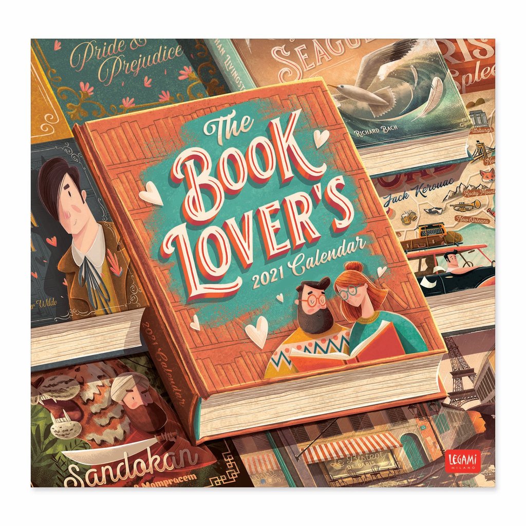 Calendrier 2021 - 30 x 29 cm - Book lover's - Calendriers - Agendas ...