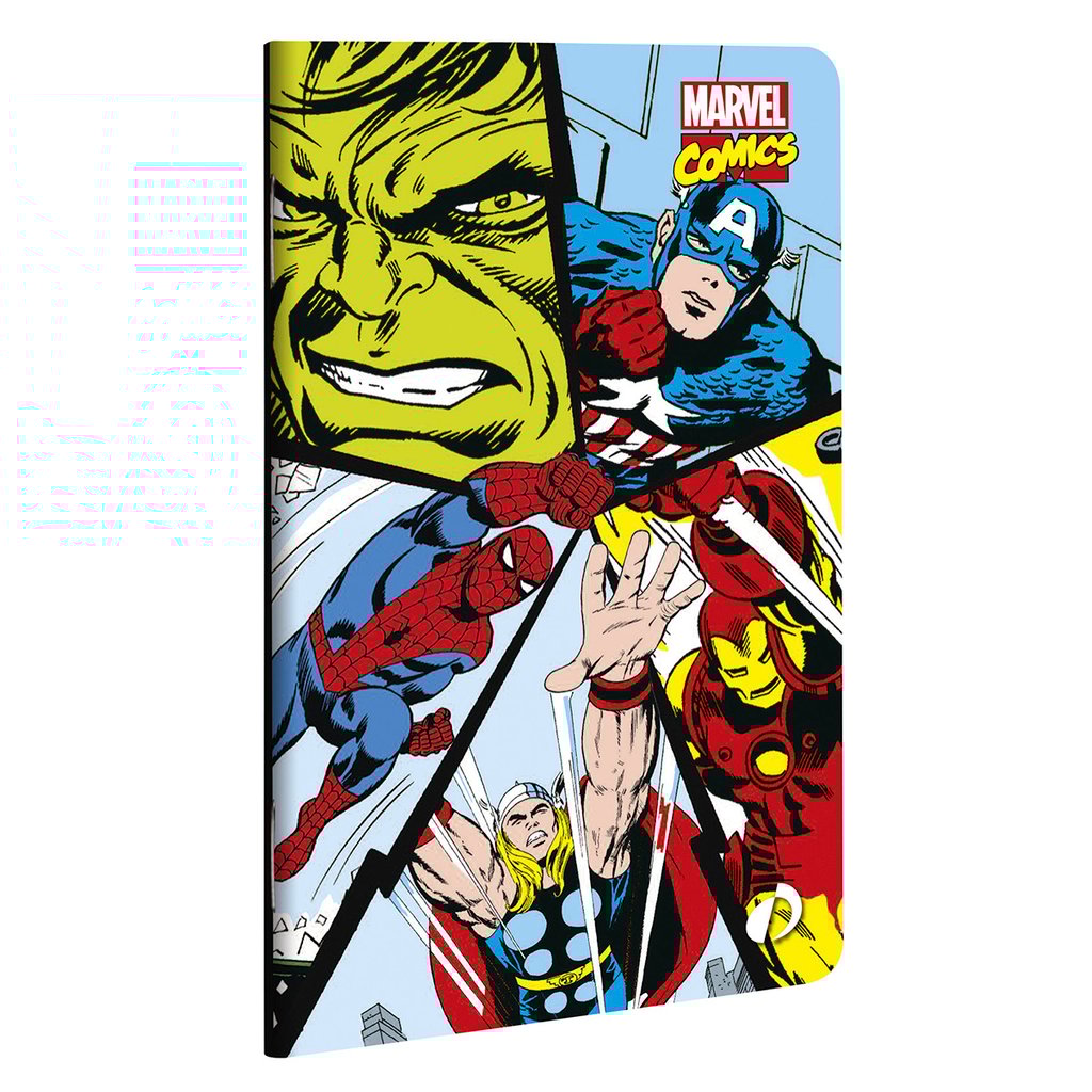 Carnet - 7,5 x 12 cm - Ligné - Marvel comics - Quo vadis - Carnets ...