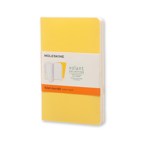 Carnet volant - 9 x 14 cm - Ligné - Jaune - Moleskine - Carnets ...