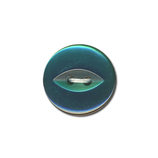 Bouton fish eye - turquoise - 16mm - Unité - Boutons - Customisation ...
