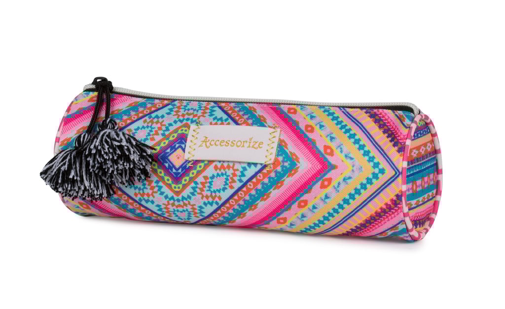 Trousse Accessorize - 1 compartiment - Rond - Motif ethnique - Trousses ...