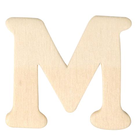 LETTRE M BOIS ARRONDIE 6CM LETTRE M BOIS ARRONDIE 6CM | Cultura