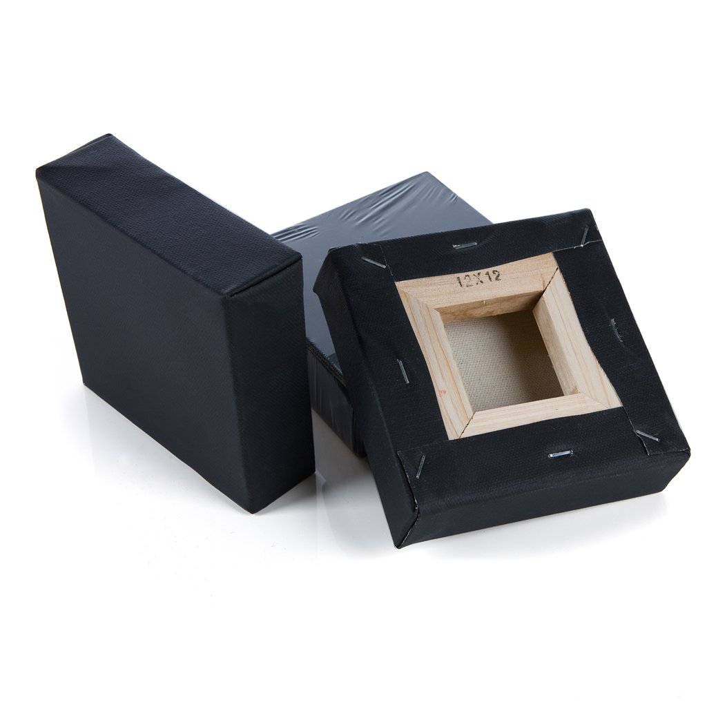 Lot de 3 châssis - toiles 3D 100% coton Cultura - 12 x 12 cm - Lots de ...