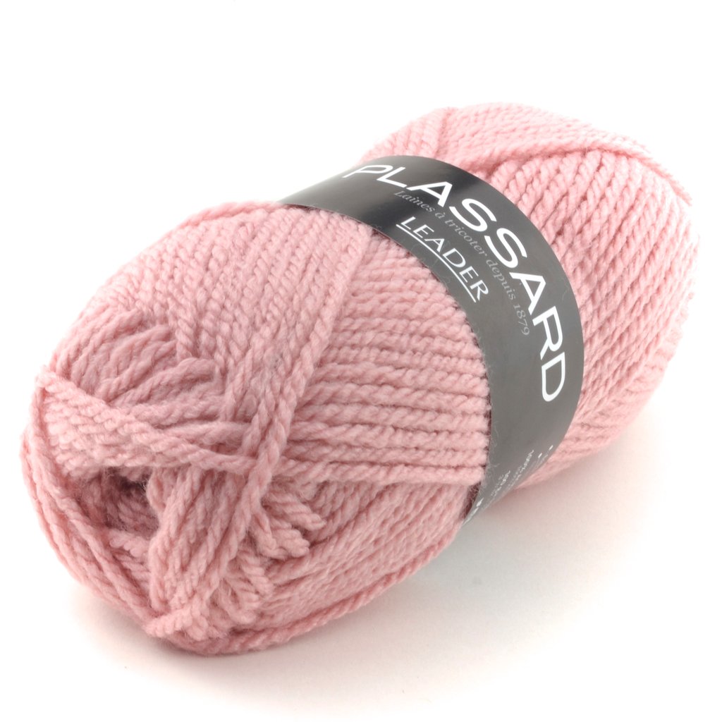 Leader - Rose 039 - Plassard - Pelote de fil à tricoter - Tricot | Cultura