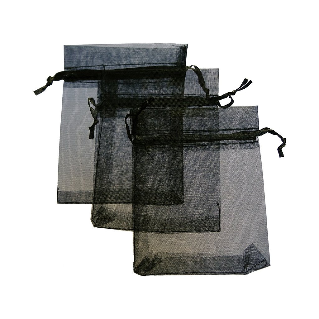 Sachet Organza 9X12 Noir X3 - Les Boites à Bijoux | Cultura