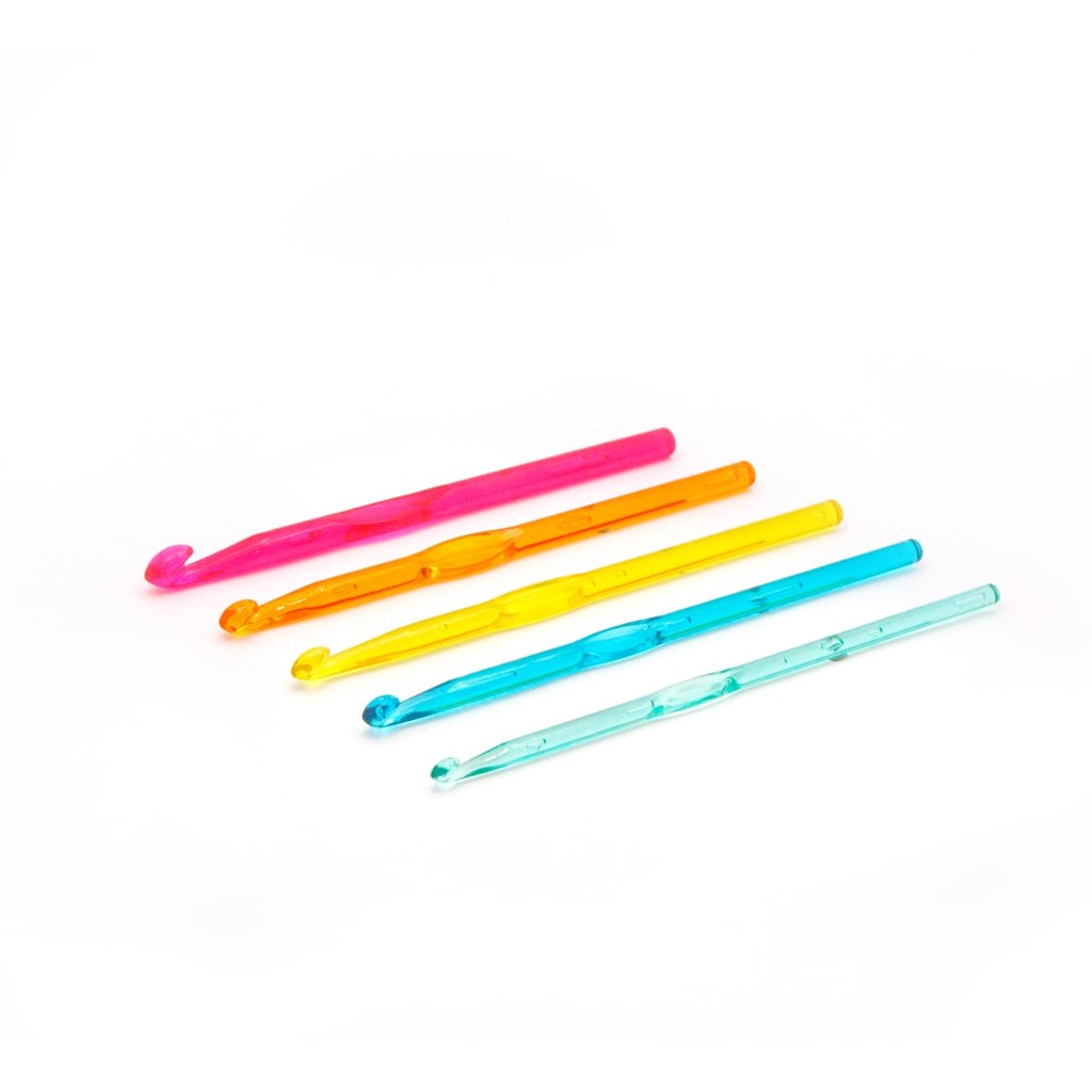 Lot de 5 crochets plastique Créalia - Crochet | Cultura