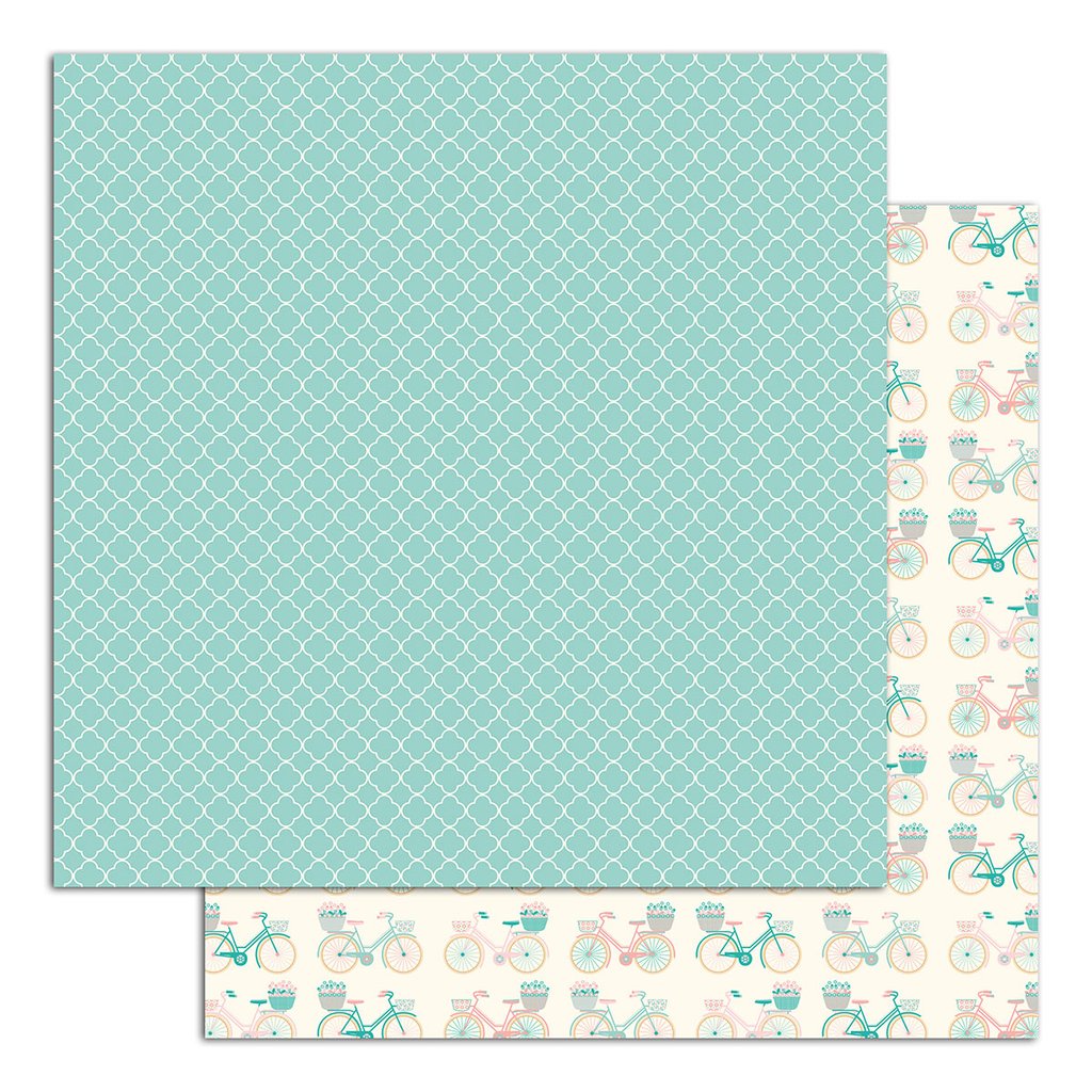 Set de 6 feuilles de papier Scrapbooking - Paulette - Papiers créatifs ...