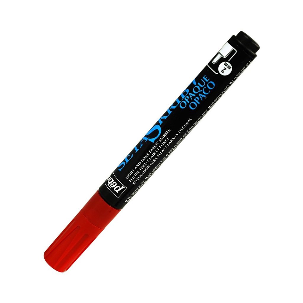 Feutre pour tissu - Setaskrib - Rouge Mat - 2 mm - Pébéo - Peinture ...