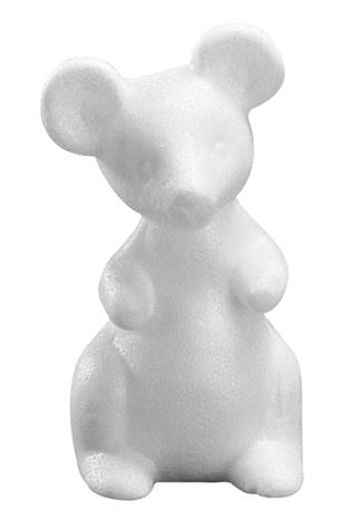 Souris styropore 13cm - Supports Polystyrène | Cultura