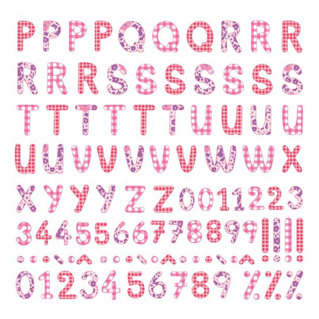 Sticker textile - ABC Rose - Customisation | Cultura