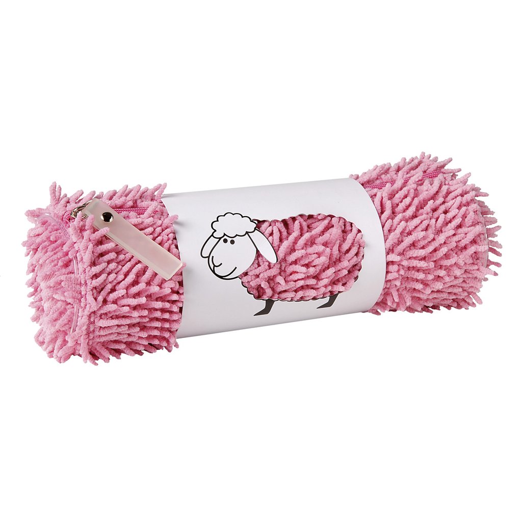 Trousse ronde - mouton - rose - Trousses | Cultura