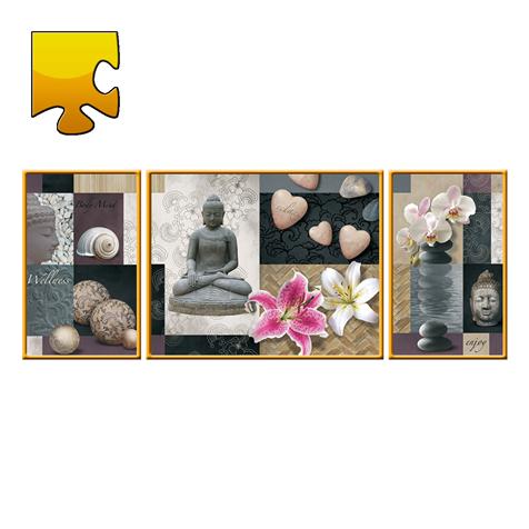 Puzzle tryptique Bien-être - 1000 Pièces | Cultura