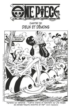 One Piece édition originale - Chapitre 1181 - Dieux et démons- Shonen ...