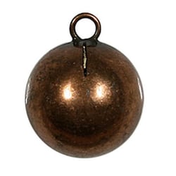 Bouton boule en métal bronze- Boutons - Customisation textile | Cultura