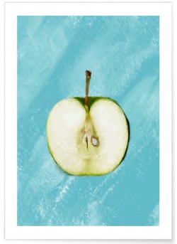 Affiche Peinture Pomme | A3 : 29,7x42cm- Imagerie Murale - Encadrement ...