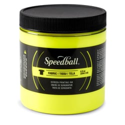 Encre textile jaune pour sérigraphie -Speedball- Flacon peinture ...