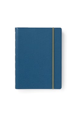 Carnet Filofax - bleu acier - A5 14,8 x 21 cm - rechargeable- Carnets ...