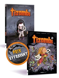 Tizombi - tome 01 et tome 05 - prix effrayant- BD Jeunesse | Cultura