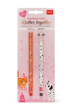 Lot de 2 stylos à encre effaçable édition limitée Legami- Better ...