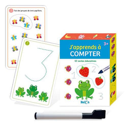 J'apprends à compter : 52 cartes éducatives : Collectif | Cultura
