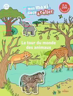 Le Tour du monde des animaux : Stéphanie Ledu- Coloriage et Dessin ...