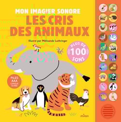 Mon imagier sonore : les cris des animaux | Cultura