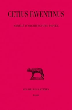 Abrégé d'architecture privée : Cetius Faventinus - Livre Architecture ...